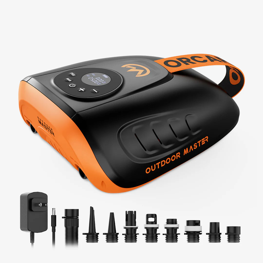 Outdoor Master Orca Pro Rechargeable Electric SUP Pump – Drift Boardsports